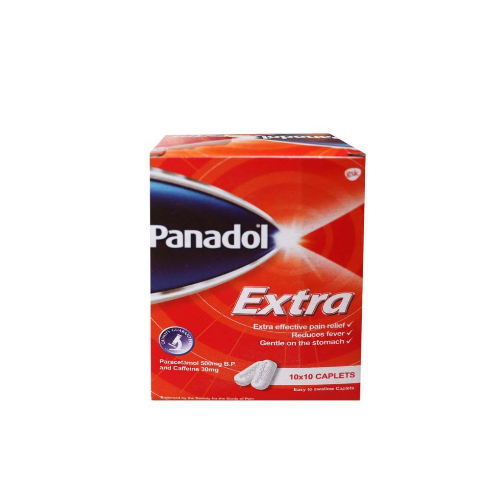 Panadol Extra 500mg Paracetamol Caffeine 30mg - Troop Pharmacy